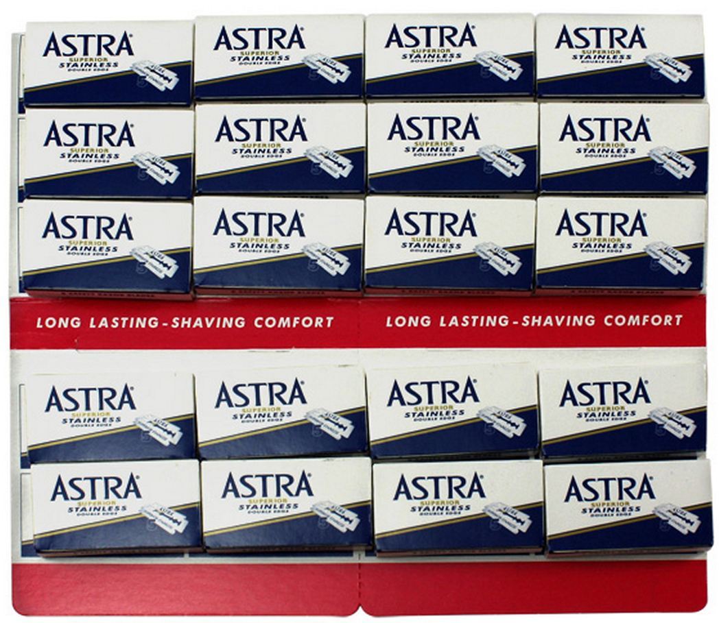 Astra Stainless Razor Blades 100 Pack – FineShave