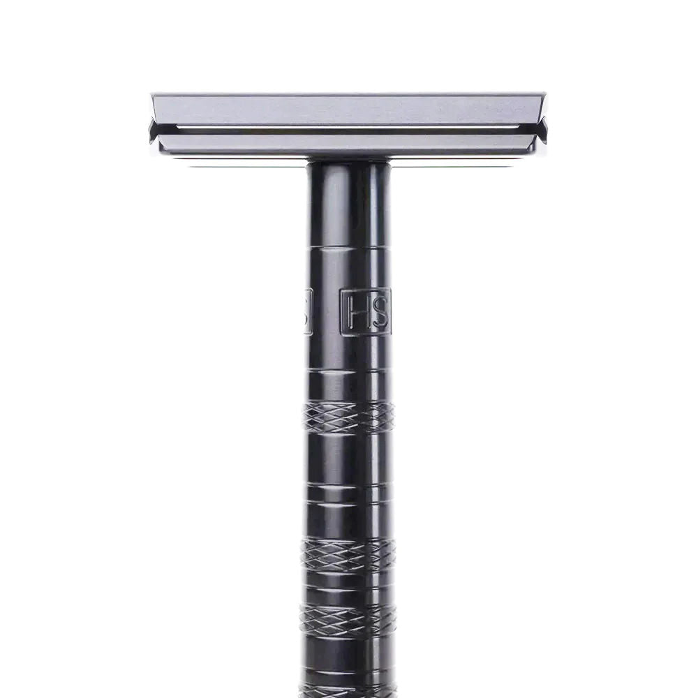 Henson AL13 Safety Razor (Gray) Aggressive blade exposure – FineShave