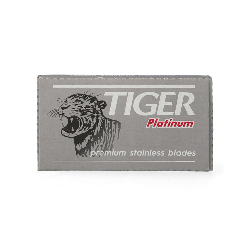 Pack of 5x Tiger Platinum Stainless Razor Blades – FineShave