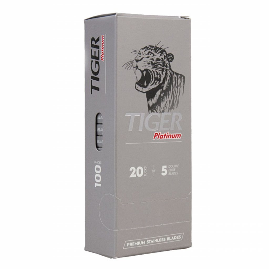 Tiger Platinum Stainless Razor Blades 100 Pack – FineShave
