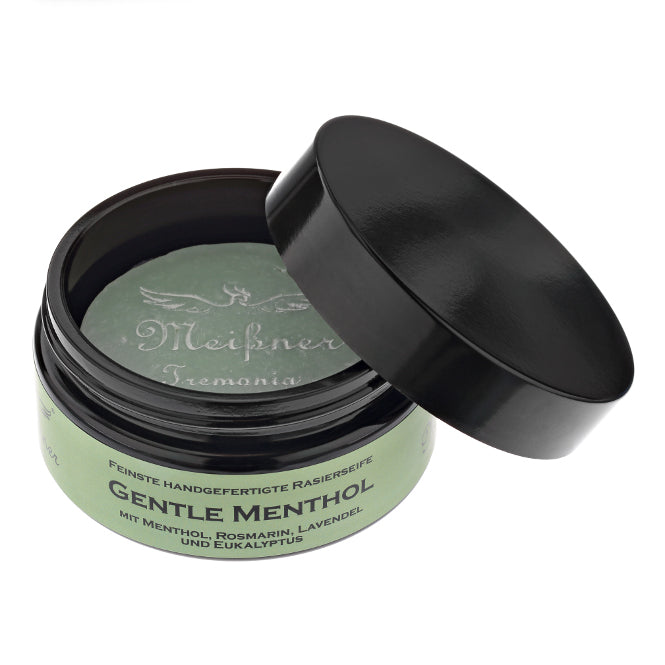 Meissner Tremonia Gentle Menthol Shaving Soap in Glass Jar 95gr – FineShave